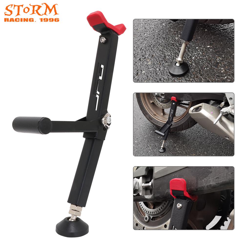 Motorcycle Adjustable Wheel Support Side Stands Stand Rear Frame Bike ...