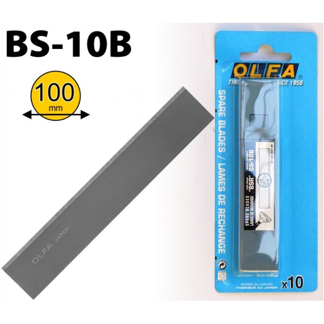 OLFA ใบมีดคัตเตอร์ BS-10B (สำหรับมีดขูด XSR 200,300,600) งานขูดคราบกาว สี ปูน | Shopee Thailand