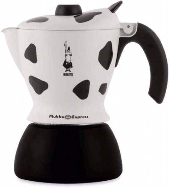 Mukka Express 2 cup ลายวัว เป็น Moka Pot ที่ทำ Cappuccino ได้ | Shopee ...