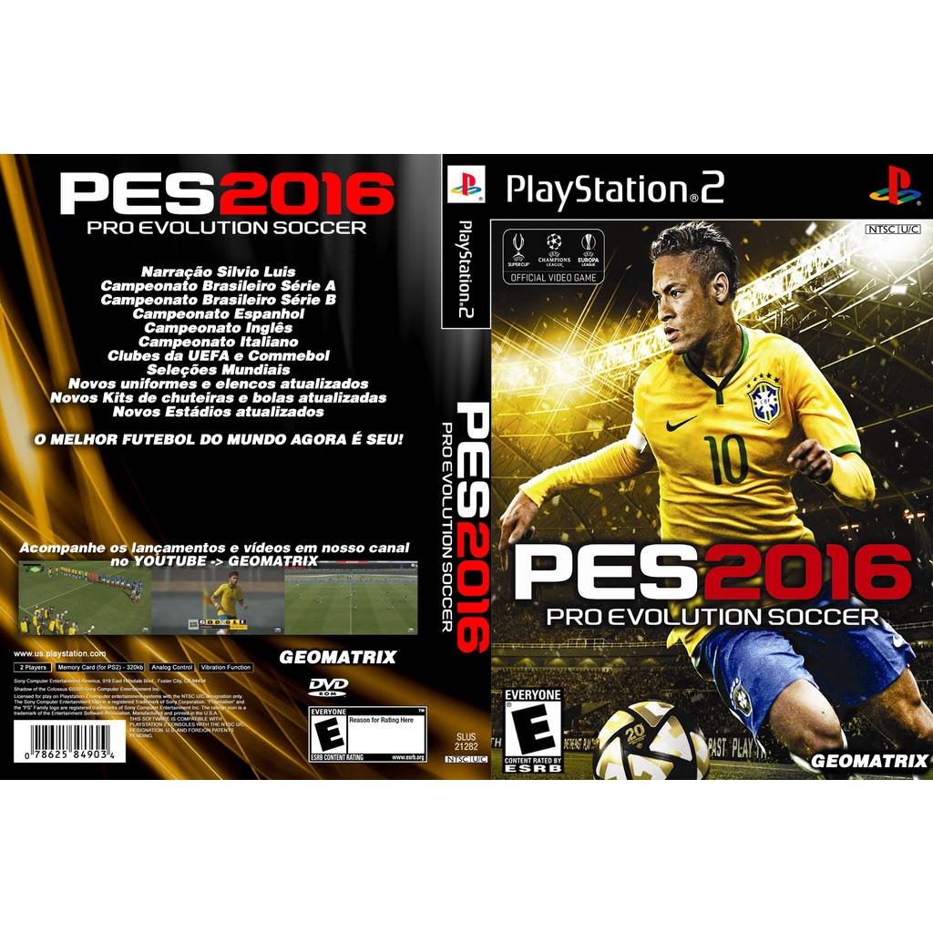 แผ่นเกมส์ PS2 Pes Pro Evolution Soccer 2016 คุณภาพ ส่งไว (DVD) | Shopee ...