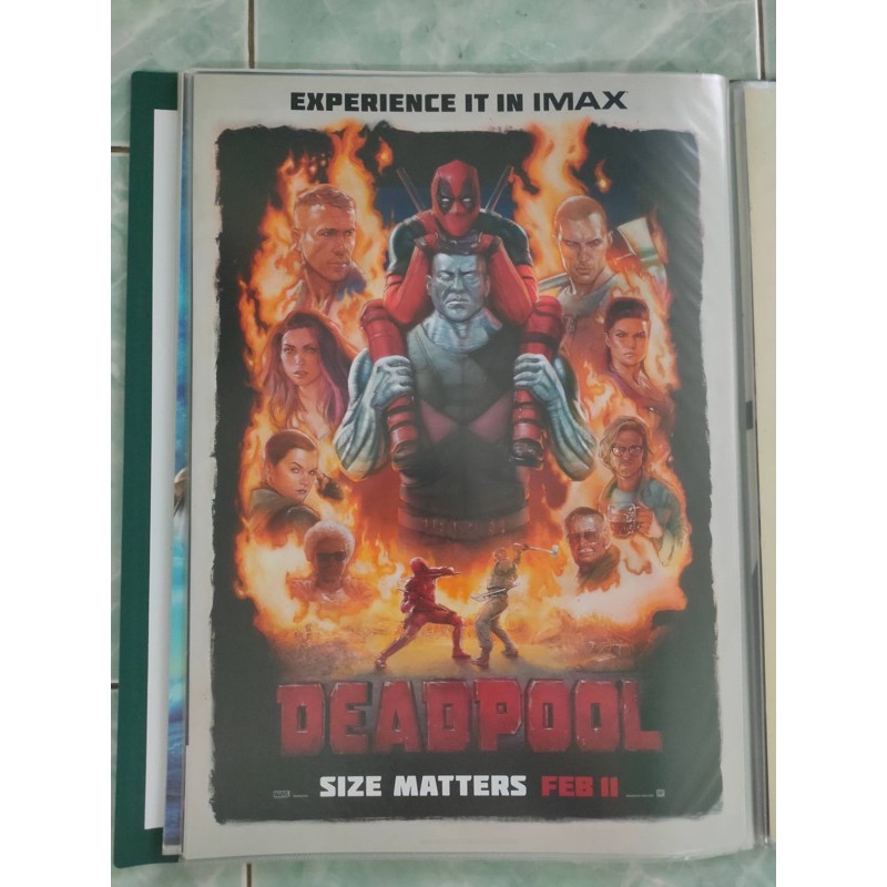 poster IMAX Deadpool ขนาด 30 X 40 cm (A3) ของแท้ | Shopee Thailand