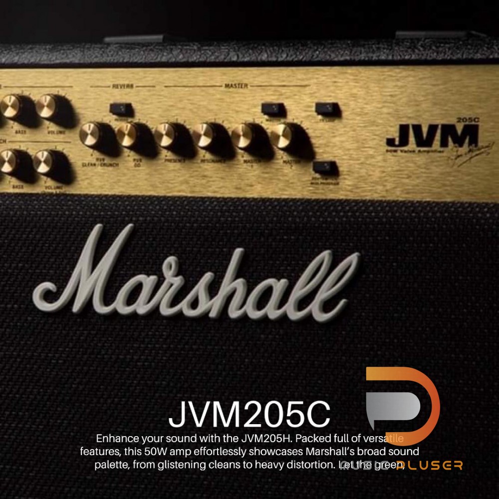 แอมป์กีต้าร์ Marshall JVM205C แอมป์ขนาด 50วัตต์ปรับแนวเสียงได้ 2 ...