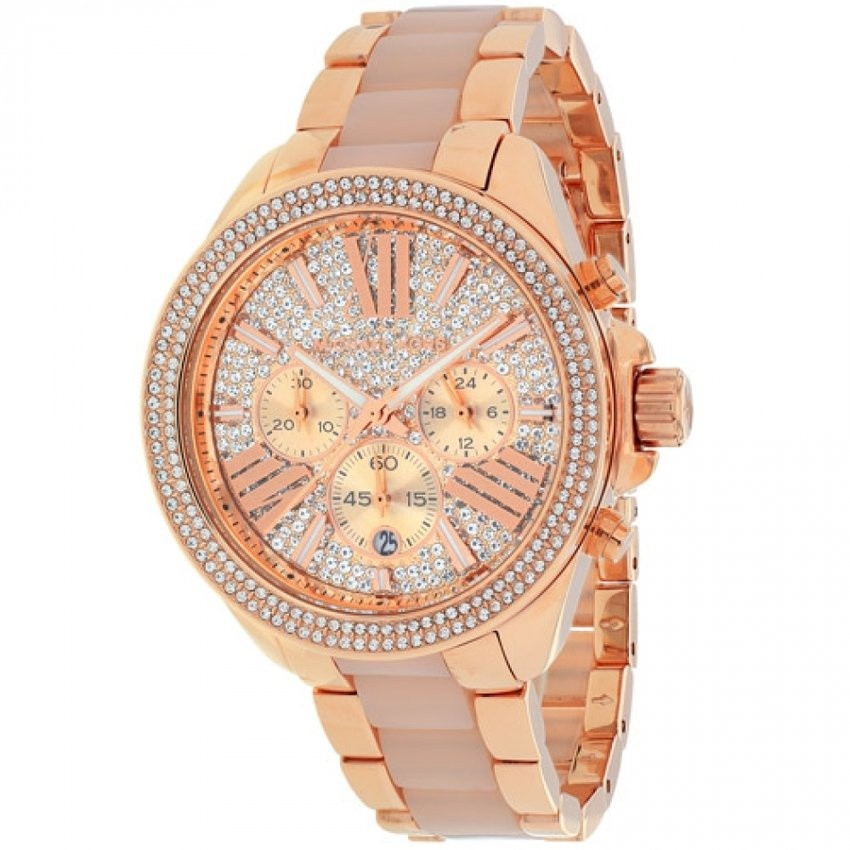 Michael Kors MK6096 Watches Wren Chronograph Watch | Shopee Thailand