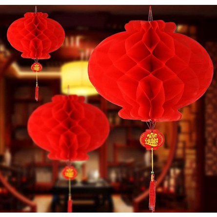 โคมตรุษจีน โคมเต็งลั้ง โคมจีน โคมรังผึ้ง โคมแดง**ส่งของจากไทย ...