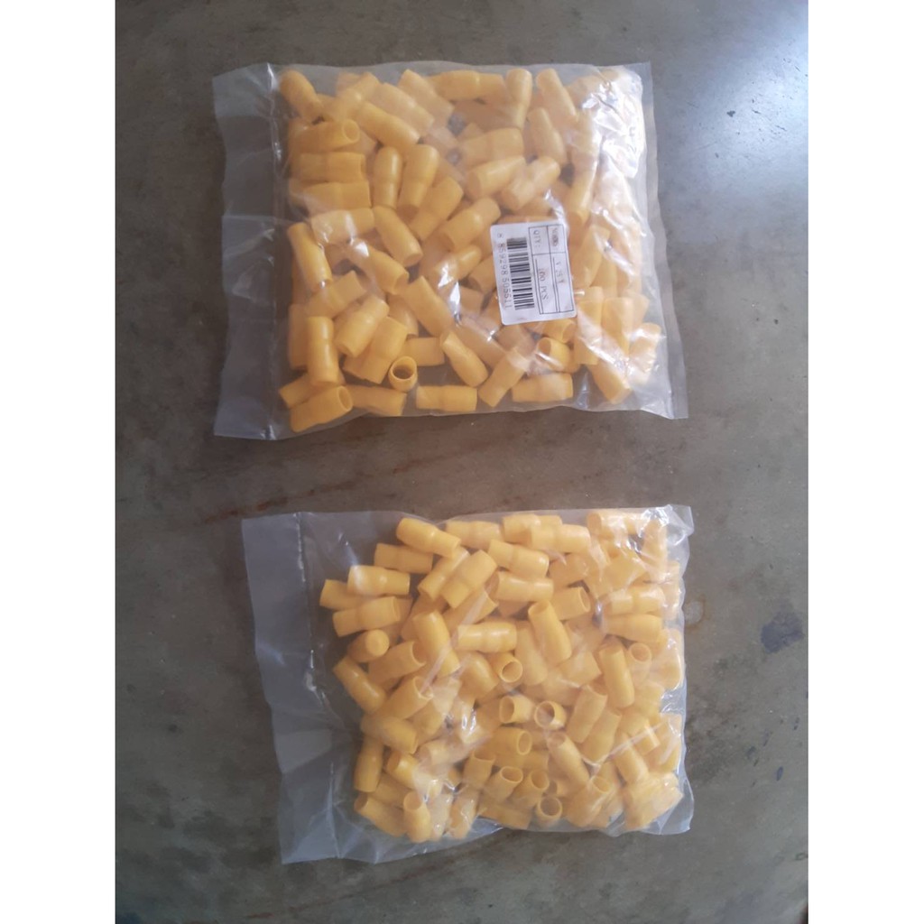 ปลอกหุ้มหางปลา V8 , V14 Vinly Wire End Cap จำนวน 100 อัน | Shopee Thailand