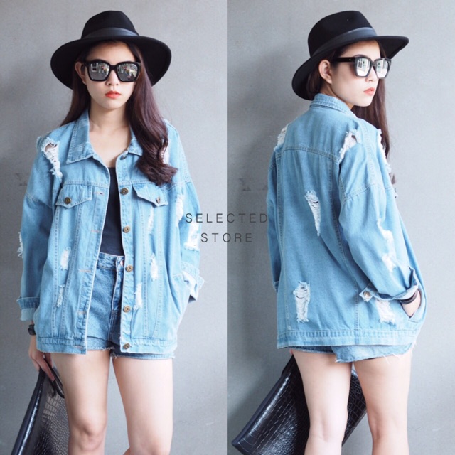 Denim Jean Jacket | Shopee Thailand