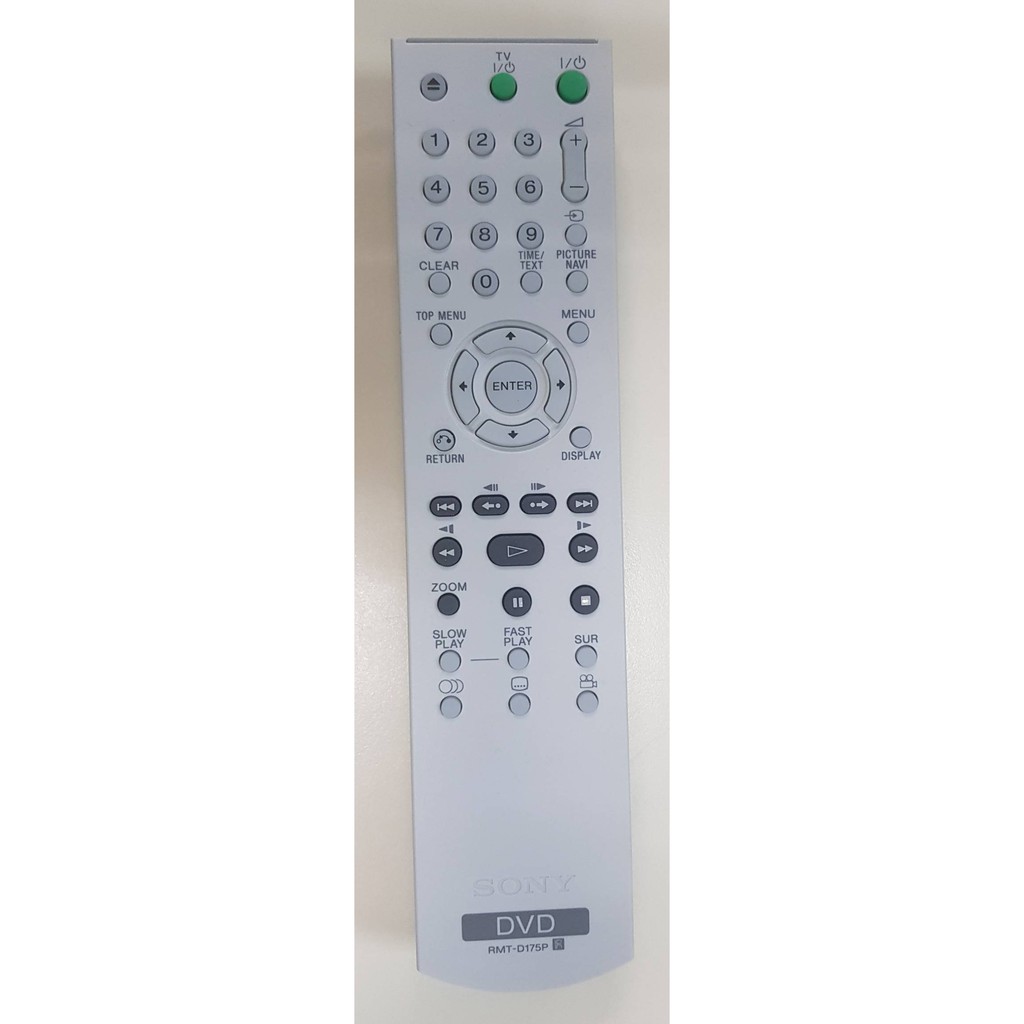 Remote SONY DVD Player รีโมท โซนี รุ่น RMT-D175D | Shopee Thailand