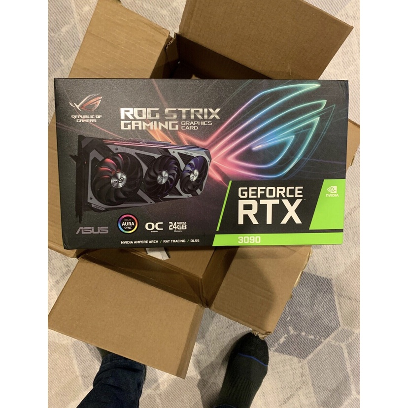 ASUS ROG Strix GeForce RTX 3090 OC 24GB GDDR6X Graphics Card - NEW ...