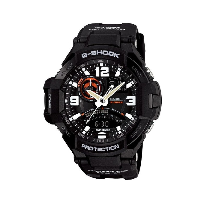 CASIO G-shock รุ่น GA-1000-1ADR(ประกัน CMG) - Black/Red | Shopee Thailand