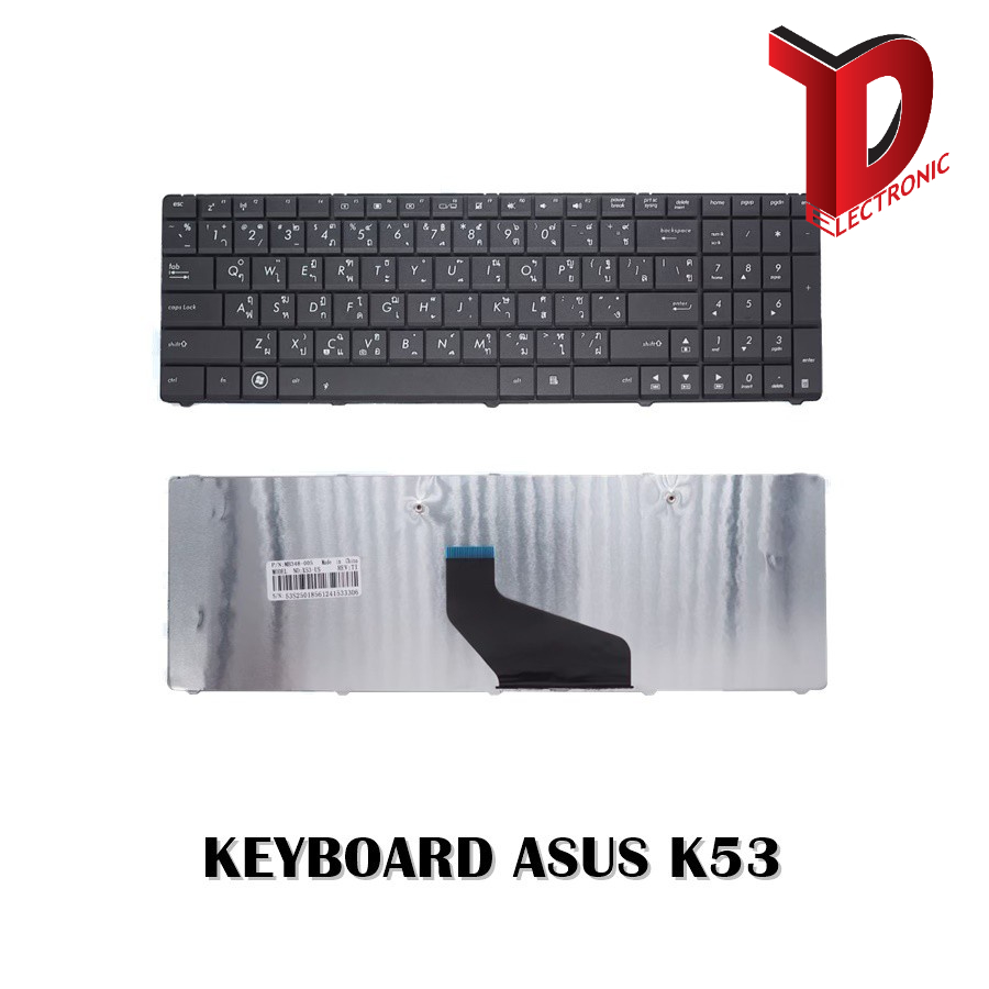 KEYBOARD ASUS K53 K53S X54 X54H K53U K53B K53T /คีย์บอร์ดโน๊ตบุ๊คเอซุส ...