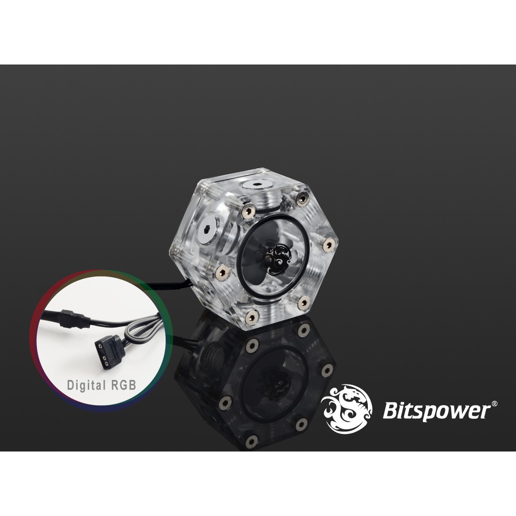 Bitspower Hexagon Flow Indicator-Digital RGB | Shopee Thailand