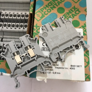 "PHOENIX CONTACT" Feed-through terminal block-UK 3 N P/N : 3001501 (130 ...