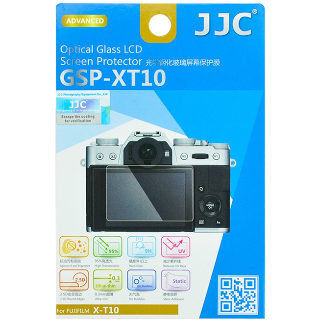 JJC GSP-XT10 ฟิล์มกระจกกันรอยกล้อง FUJIFILM X-T10, X-T20, X-E3, X-T100 | Shopee Thailand