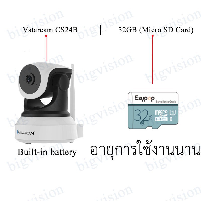 Vstarcam C24S CS24B 1296P กล้องวงจรปิด IP Camera 3 MP Full HD 1080P มี ...
