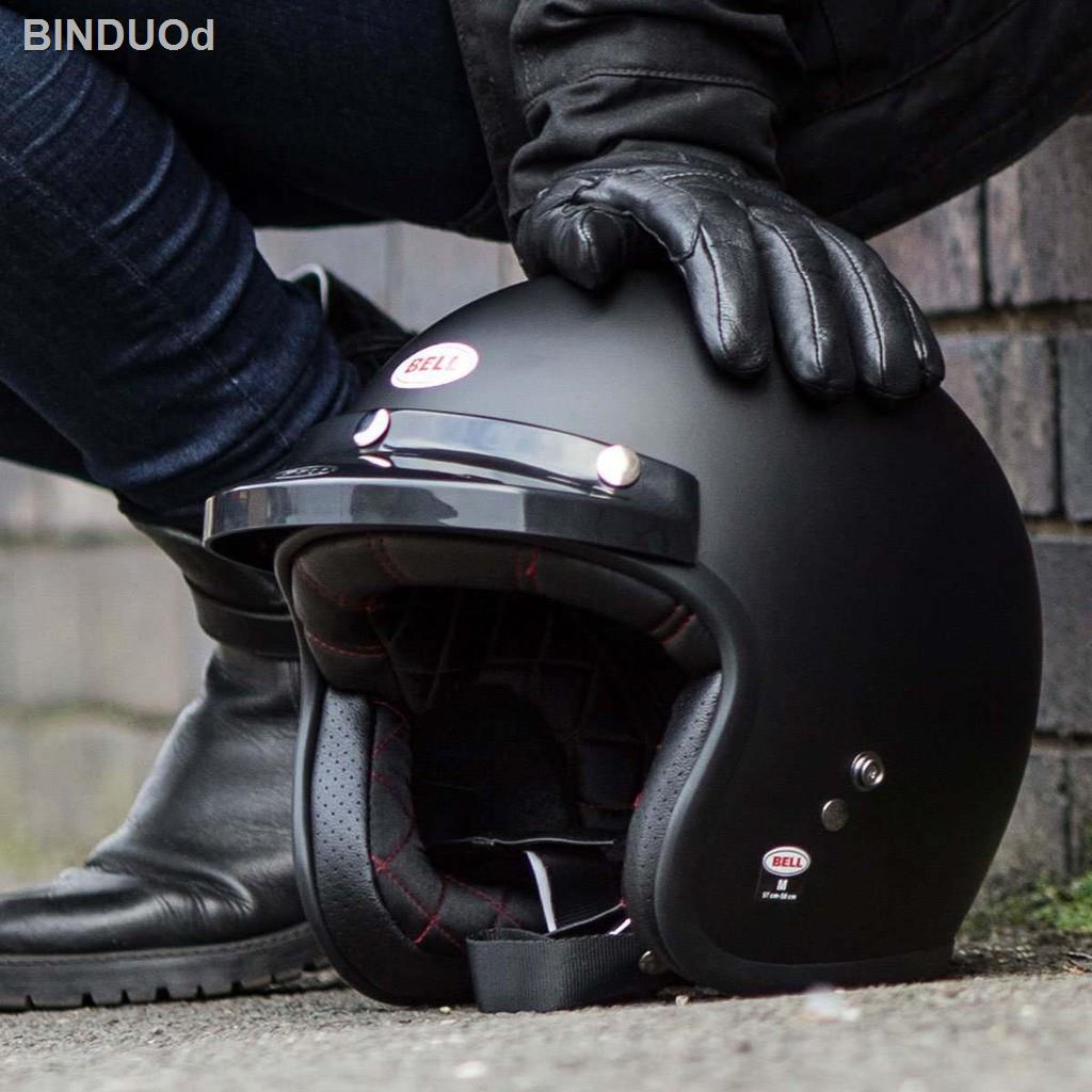 ของขวัญ ♣หมวกกันน็อคคลาสสิค BELL Custom 500 Solid Matte Black | Shopee ...