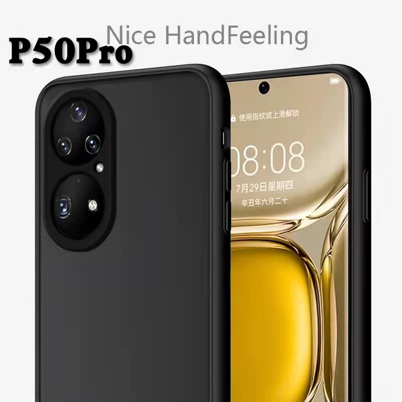 P50Pro 5G(พร้อมส่งในไทย)เคสขอบนิ่มหลังแข็งขุ่นคลุมกล้องHuawei Nova Y70/Nova 9SE/P50 Pro 5G ...