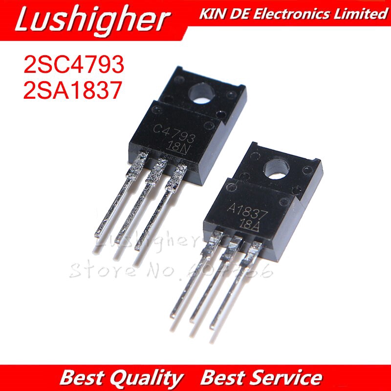วงจรรวม TO-220 2SC4793 TO220 10 ชิ้น และ 2SA1837 C4793 A1837 10 ชิ้น ...