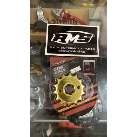 เกียร์หน้า Scarlet SSS TK CRF KLX WR เกียร์มอเตอร์ไซค์ | Shopee Thailand