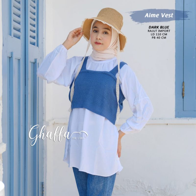 เสื้อกั๊กแบรนด์ดั้งเดิม Aime แบรนด์ดั้งเดิม Ghaffa | Shopee Thailand