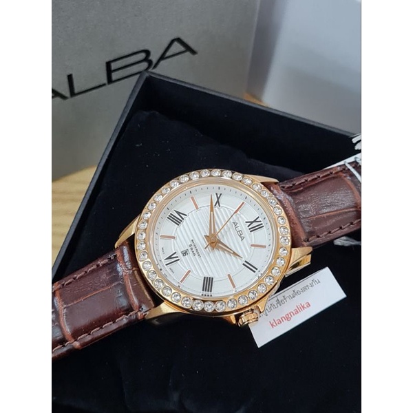 นาฬิกา Alba Crystal Swarovski รุ่น AH7V78X / AH7V78X1 | Shopee Thailand