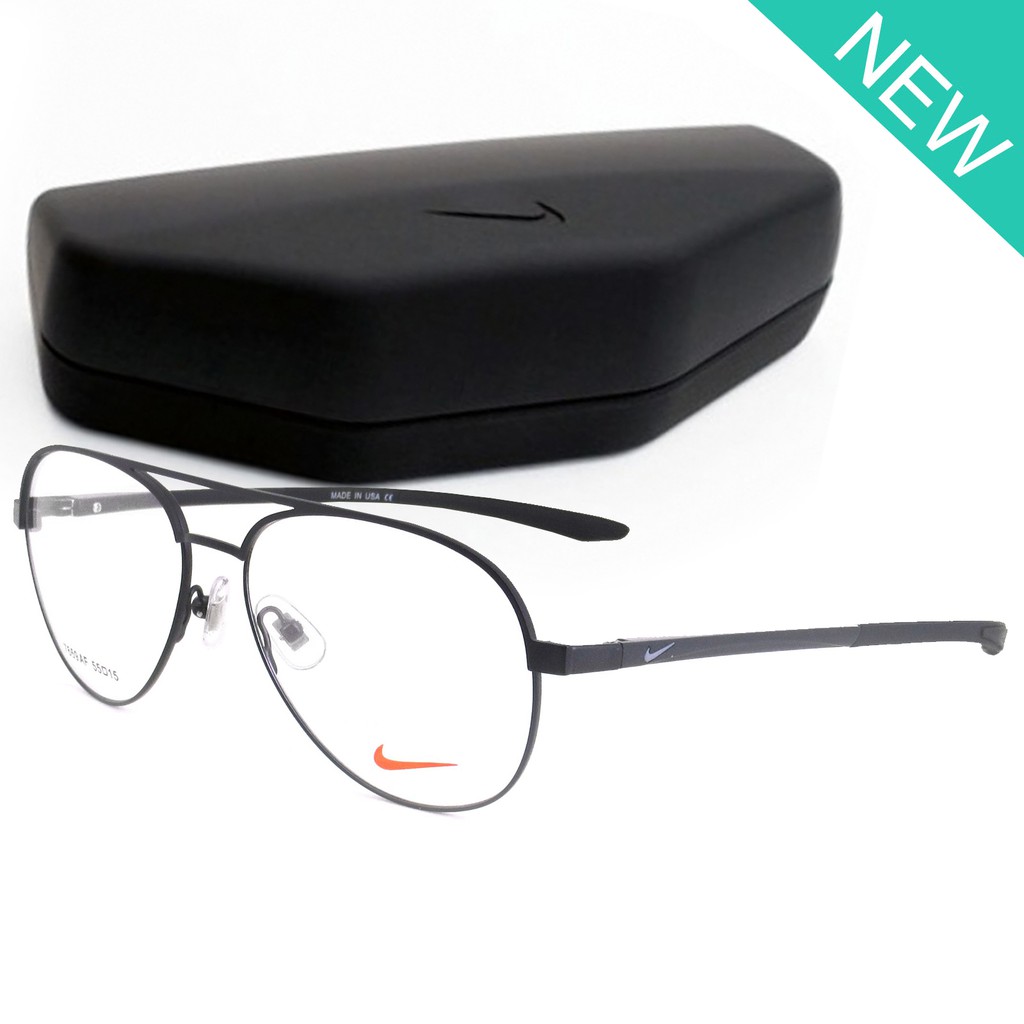 Nike Fashion แว่นตา รุ่น 7669 C-1-3 สีดำ กรอบแว่นตา กรอบเต็ม ขาข้อต่อ ...