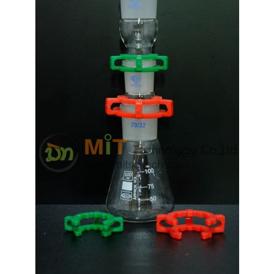 Plastic PP Joint Clips ที่ล็อคข้อต่อ Yellow 14/23, Green 24/29, Red 29/ ...