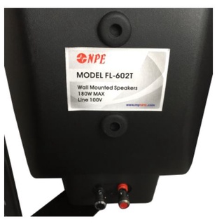 ฟรีค่าส่ง NPE FL-602T ลำโพงติดผนัง ตู้ลำโพงแขวน6" LINE , ตู้ลำโพงติดผนังขนาด 6 นิ้ว FL 602T ...