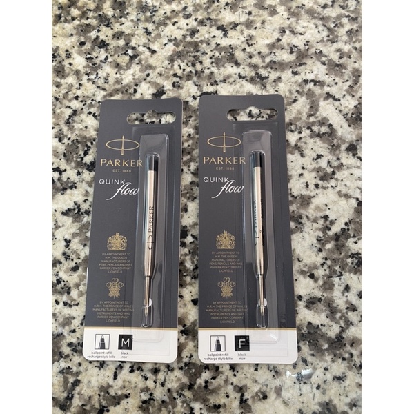 [ของแท้]ไส้ปากกาปาร์คเกอร์ Parker Quink flow/Quink ลูกลื่น/หมึกซึม/เจล F และ M 0.5/0.7 ของแท้100 ...