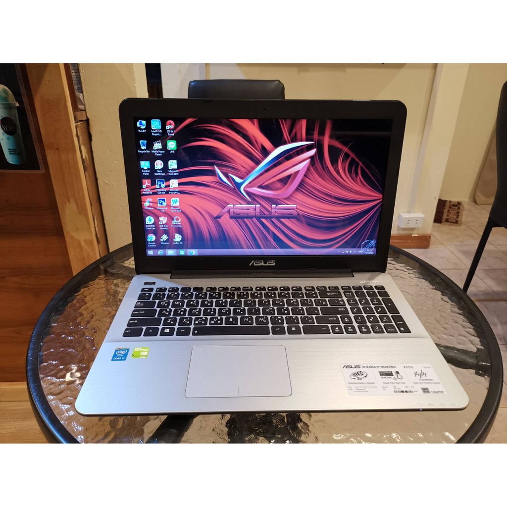 #หลุดจำนำ โน๊ตบุ๊ค Asus K555L คอร์ i7 เจน 5 แรงๆ แรม 8 กิ๊ก เครื่องสวย ...