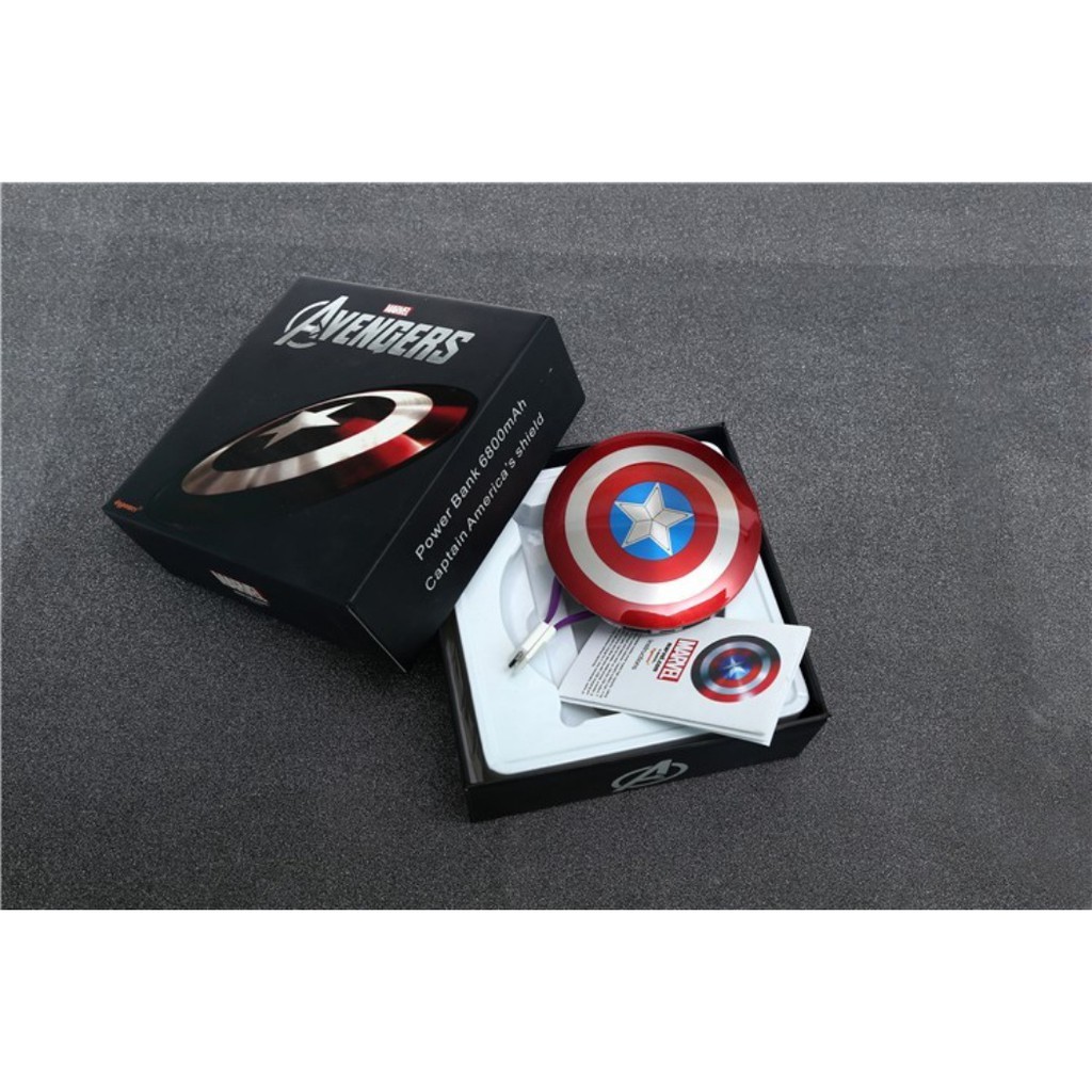 สวยไม่ธรรมดา ชวนดู POWER BANK Captain ดีไซน์สุดคิ้วท์ 6800 mAh | Shopee ...
