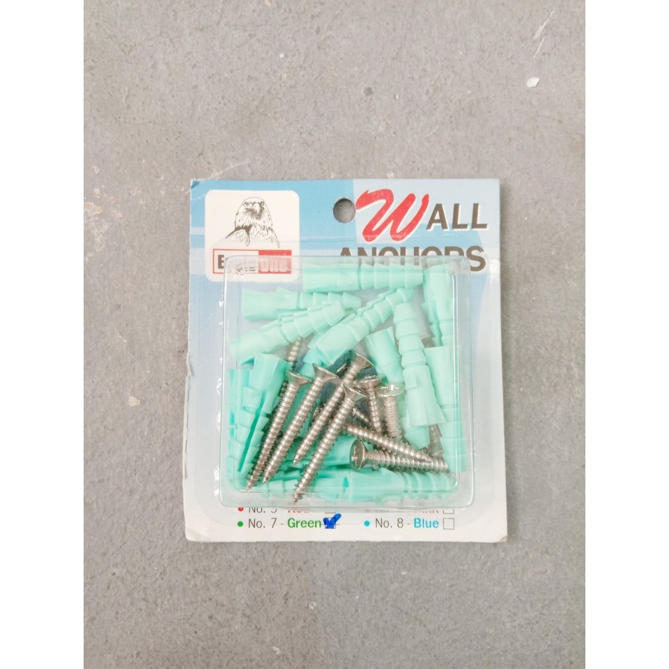 YOJI ONLINE พุ๊กพลาสติก พร้อมน็อต พู๊ก พุ๊กผนัง พุ๊กเกลียวปล่อย พุ๊กตัวหนอน ปุ๊กพลาสติก | Shopee ...