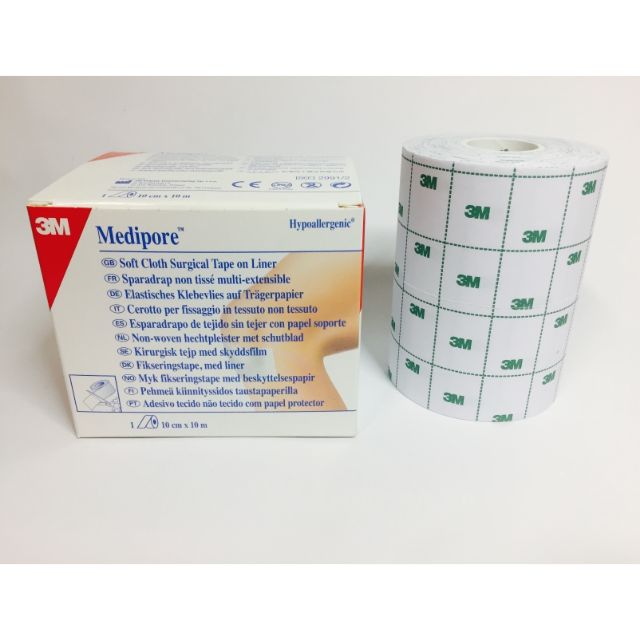 พลาสเตอรร์ผ้านุ่ม Madipore 3M (3M) 10 ซม. X 10 เมตร | Shopee Thailand