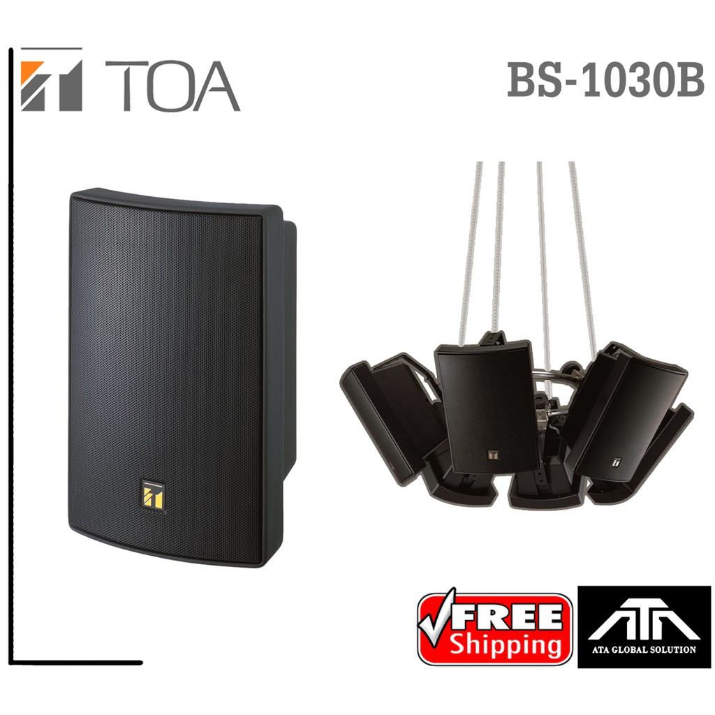 ตู้ลำโพง โตอะ TOA BS1030 มีไลน์ ( 1 ตัว ) 30w สีดำ Wall Mount Box ...
