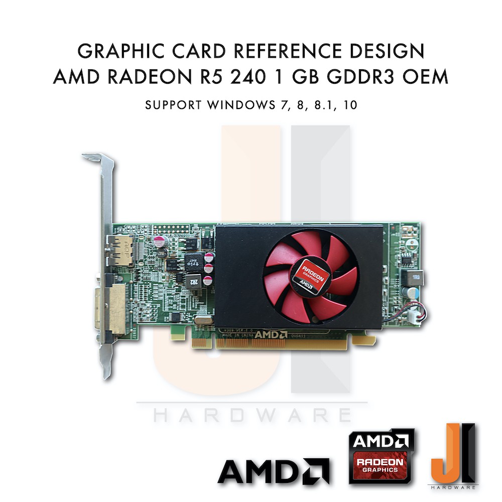 AMD Radeon R5 240 1GB 64-Bit GDDR3 OEM (มือสอง) | Shopee Thailand
