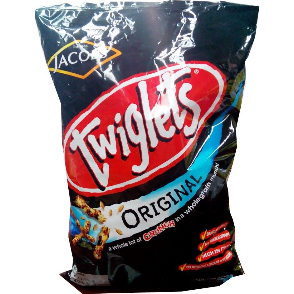 Jacob's Original Baked Twiglets 150g เจคอบต้นตำรับอบทวิลเล็ต 150 กรัม ...