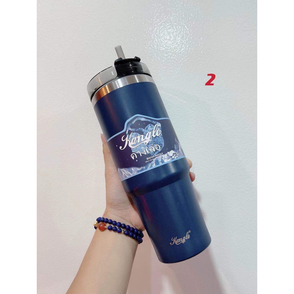 แก้วเก็บความเย็น สแตนเลสแท้ พร้อมหลอด เก็บได้ทั้งความเย็นความร้อน 20oz-30oz | Shopee Thailand