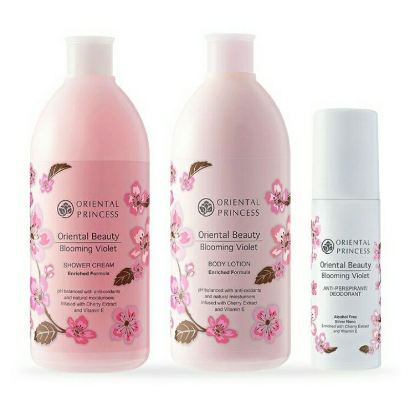 Oriental Princess Beauty Blooming Violet Set 3 Items (Shower Cream ...
