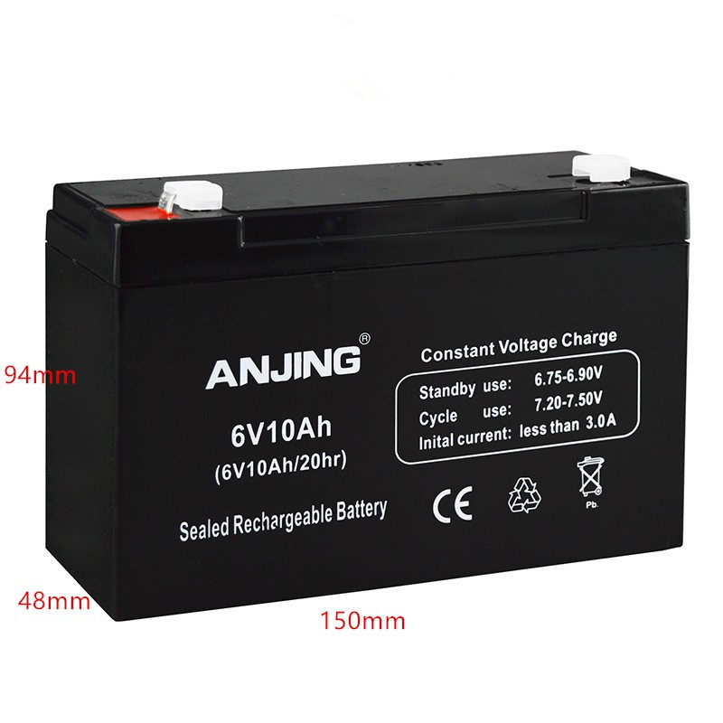 ANJING แบตเตอรี่แห้ง คุณภาพสูง 6v 10ah | Shopee Thailand
