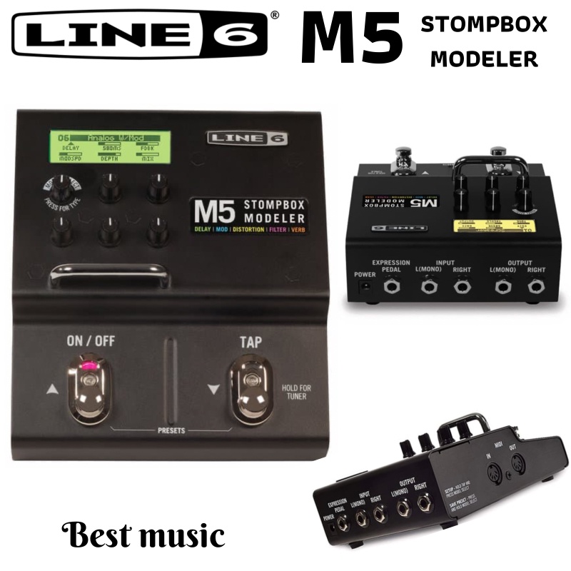 เอฟเฟคกีตาร์ Line 6 M5 Stompbox Modeler | Shopee Thailand