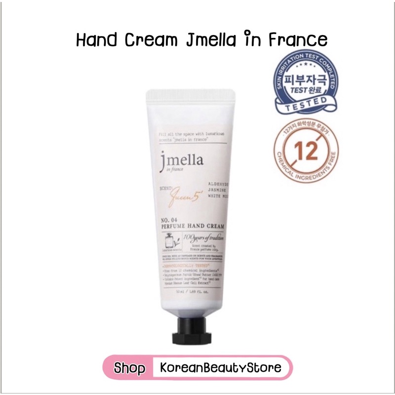 Jmella in France Queen 5 Perfume Hand Cream (50ml) | Shopee Thailand
