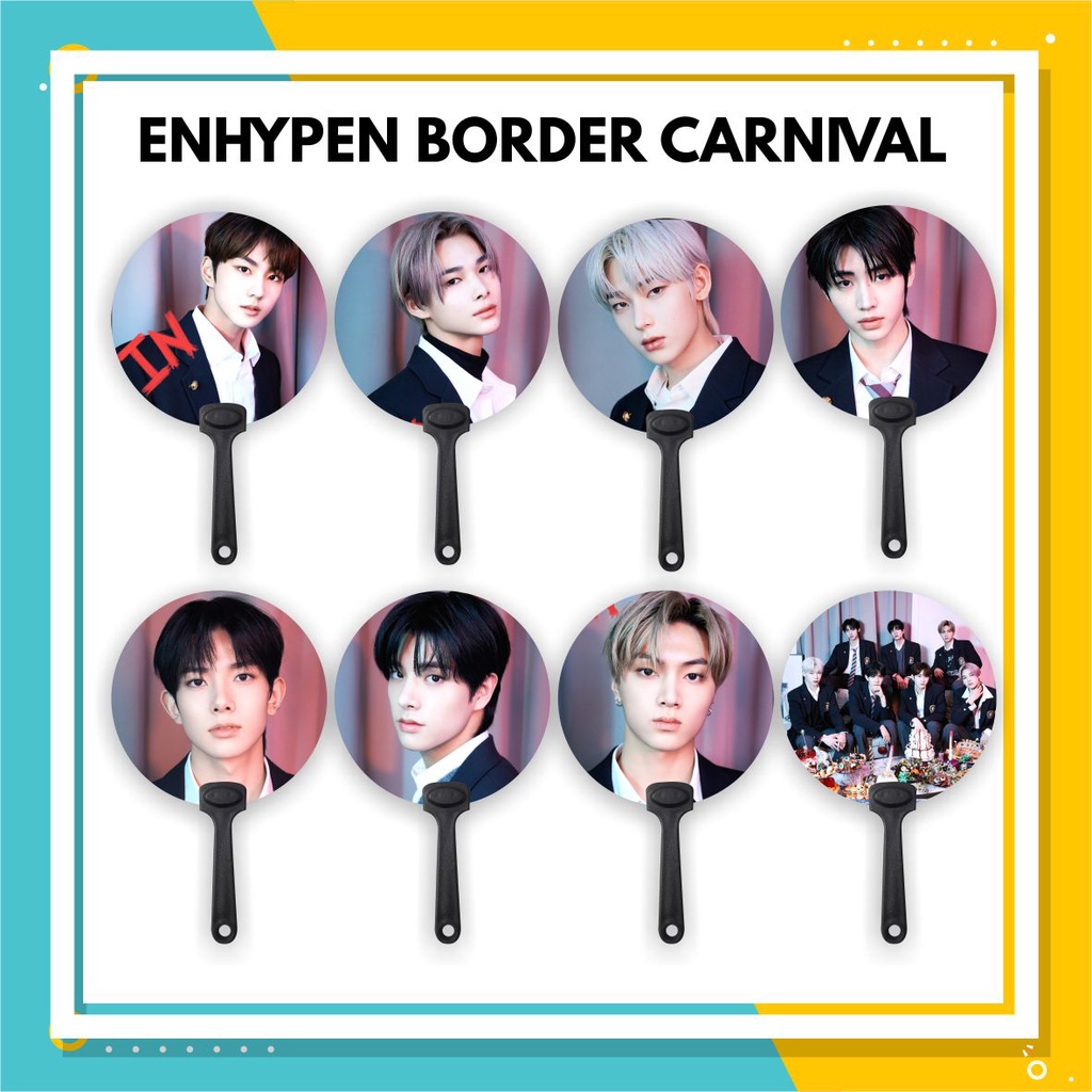 Enhypen BORDER CARNIVAL HANDFAN Fan - KPOP UNOFFICIAL SOUVENIR | Shopee ...