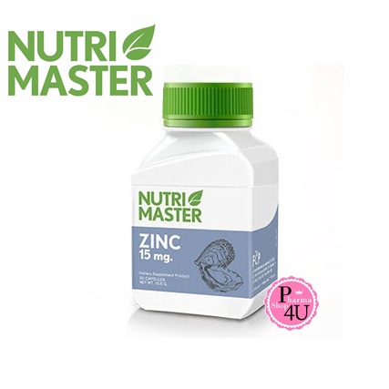Nutri Master ZINC NUTRI MASTER 30แคปซูล (นูทรี มาสเตอร์ ซิงค์) ซิงค์ ธาตุสังกะสี #6399 | Shopee ...