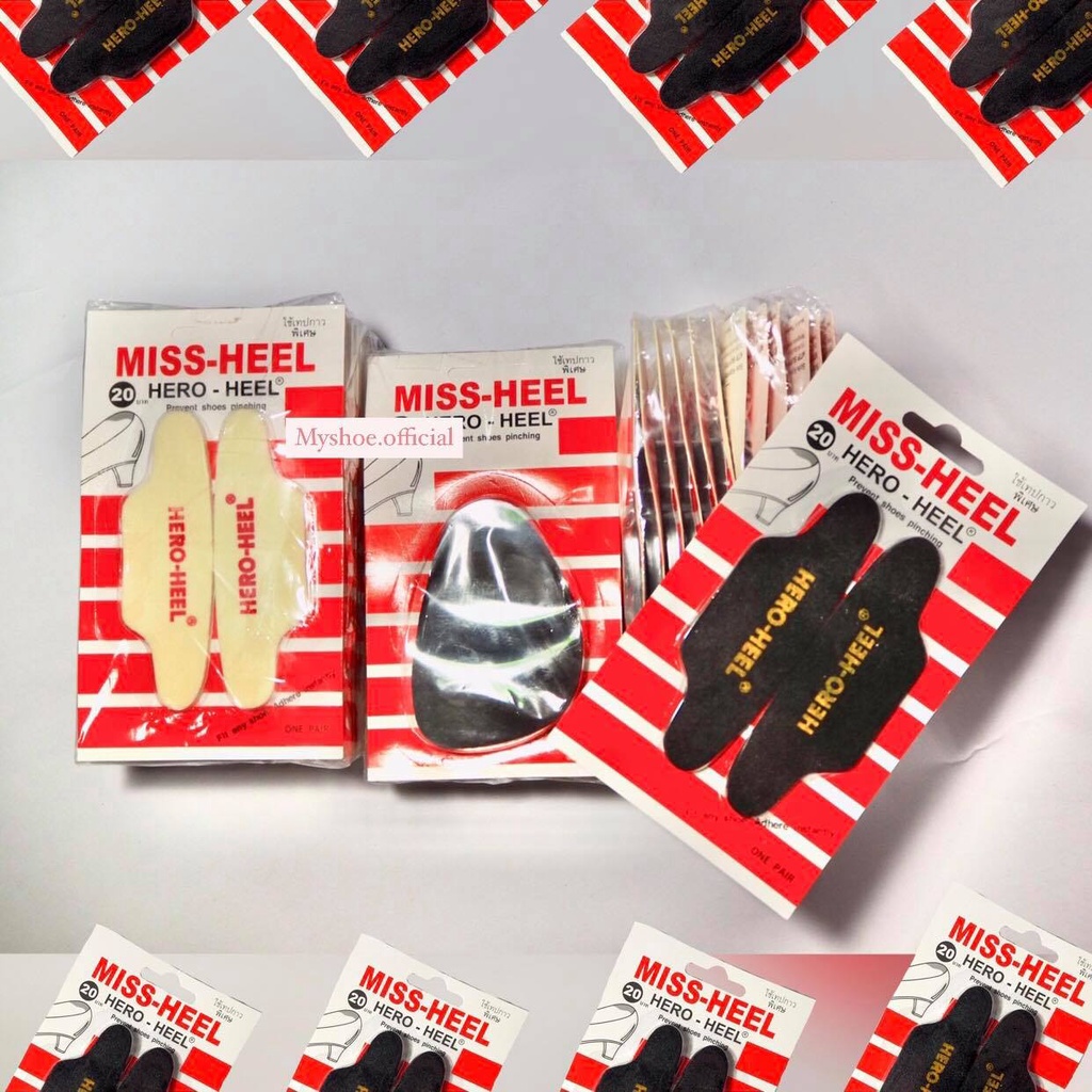 แผ่นกันกัดรองเท้า แผ่นเสริมหน้าเท้า [ MISS-HEEL ] ป้องกันรองเท้ากัด ...