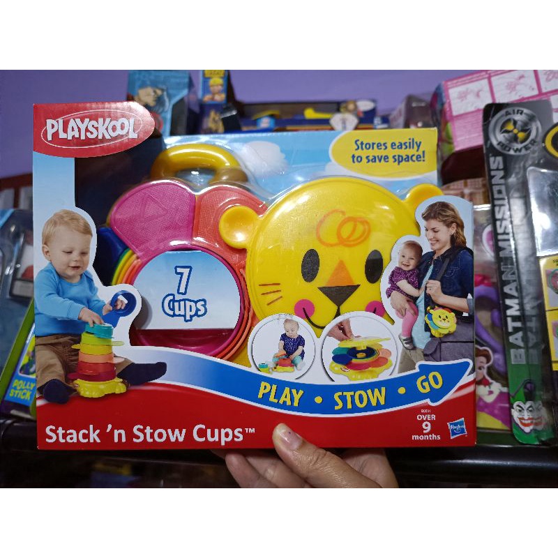 PLAYSKOOL Stack'n Stow Cups เซตถ้วยสแต๊ก 7Cups ของแท้ 100% | Shopee ...