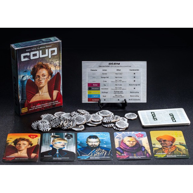 [ของแท้] Coup / Coup Reformation Board Game | Shopee Thailand