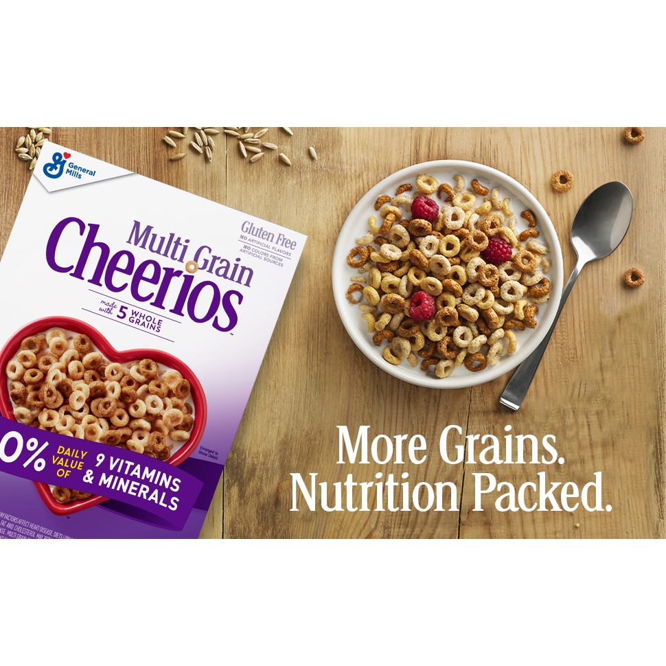 Cheerios Multi Grain Cereal 340g ซีเรียลธัญพืชมัลติเกรน 340 กรัม ...
