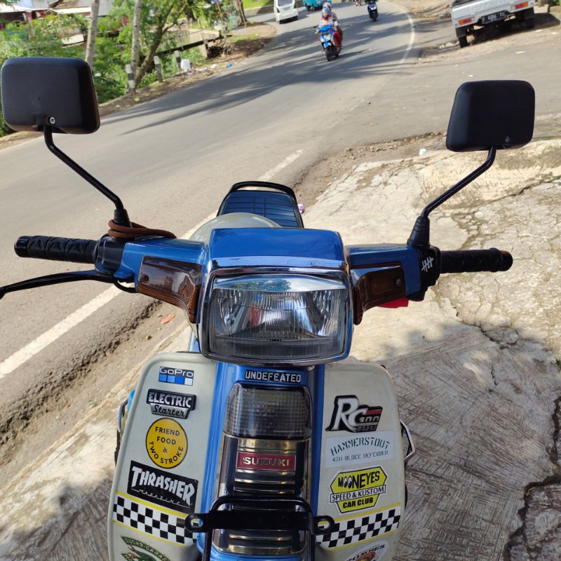 Suzuki RC 80 RC 100 กระบังหน้าไฟหน้า Suzuki RC 100 RC 80 bravo jet ...