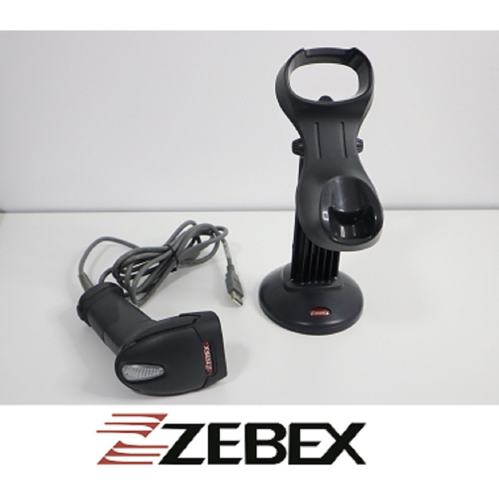 เครื่องอ่านบาร์โค้ด Zebex Z-3190 Barcode Scanners (1D) พร้อมขาตั้ง มือ ...