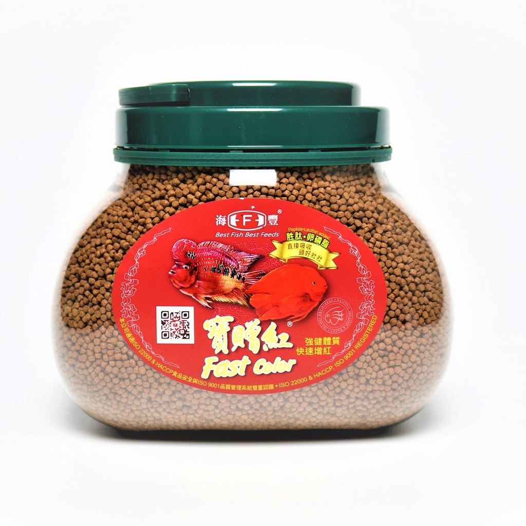 HAI FENG Fast Color น้ำเต้า(อาหารปลาสูตรเร่งสี สำหรับปลาหมอสี ปลานกแก้ว ...