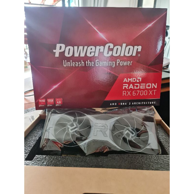 VGA RX6700XT 12GB POWERCOLOR ใหม่แกะกล่อง | Shopee Thailand